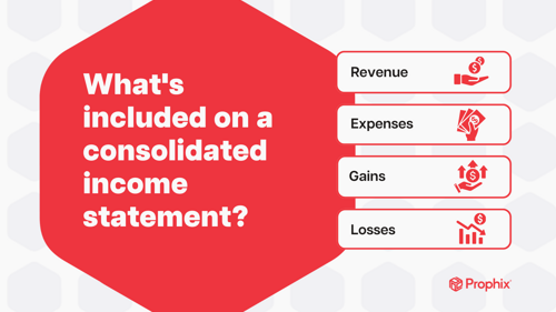 Consolidated income statement in 2025: Definitions and examples | Prophix
