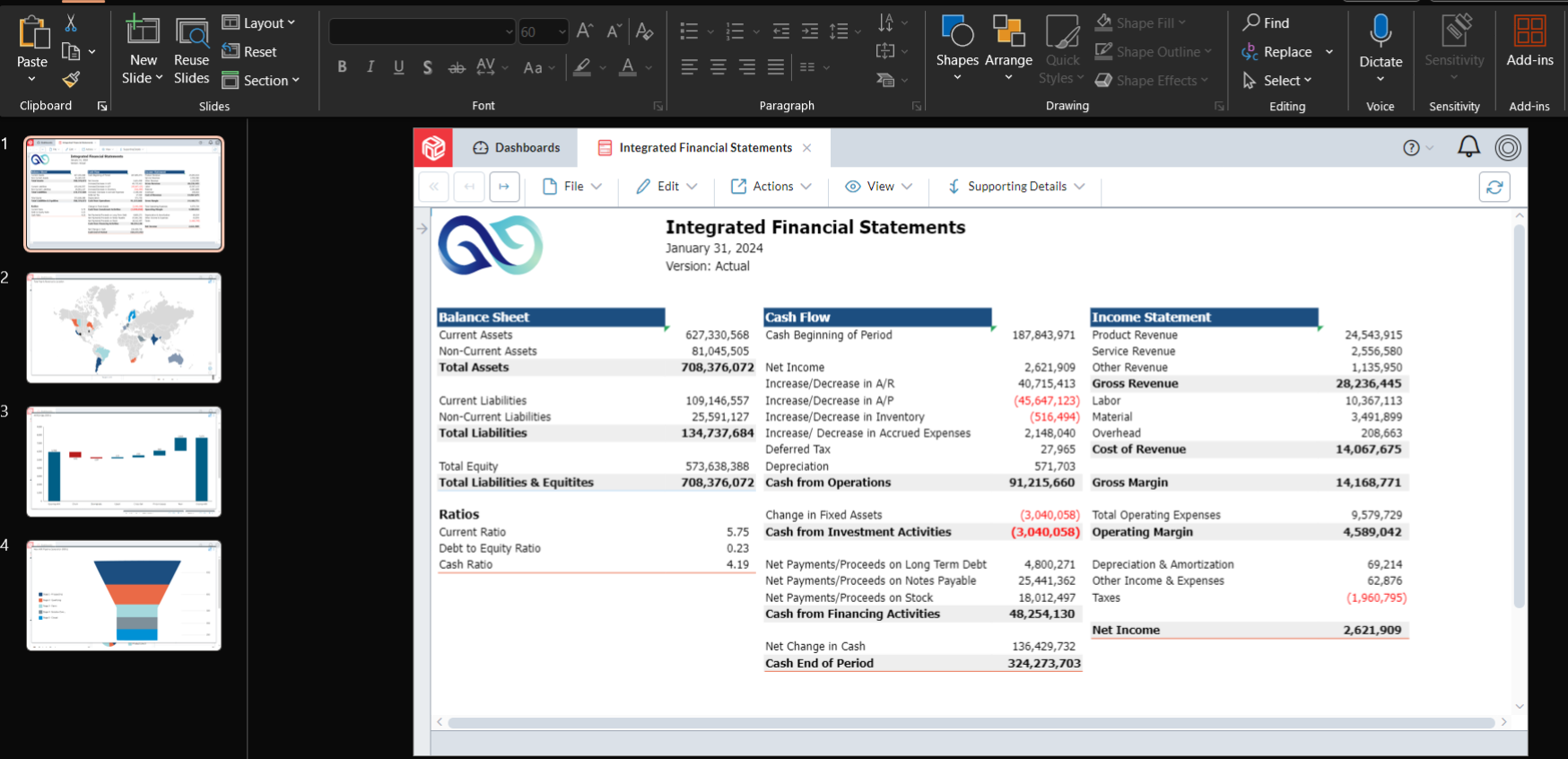 Prophix (Default) | Microsoft 365 Integration