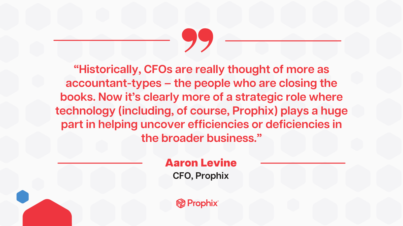 Meet Prophix’s new CFO, Aaron Levine | Prophix