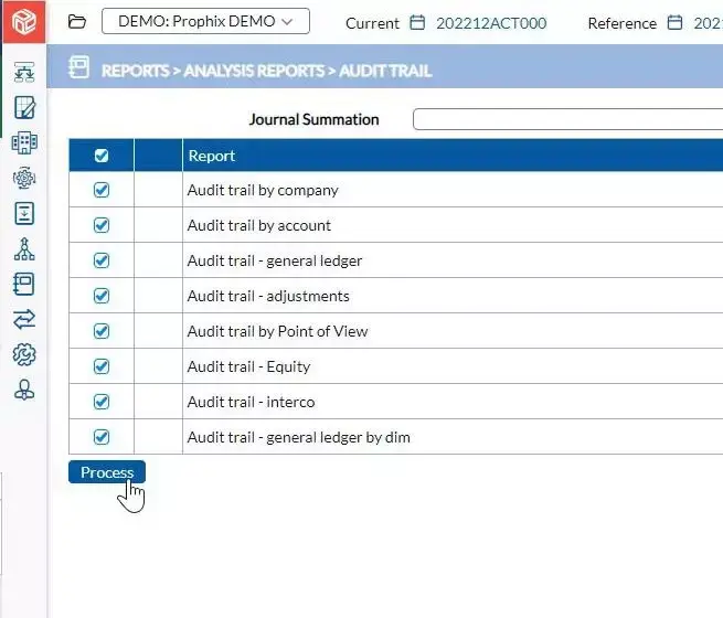 Financial Close | Prophix