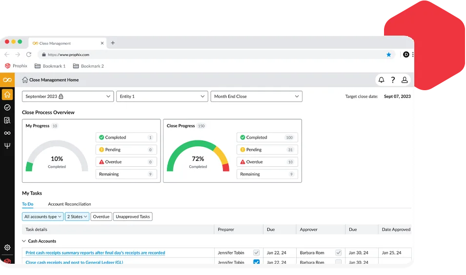 Account Reconciliation Software | Prophix