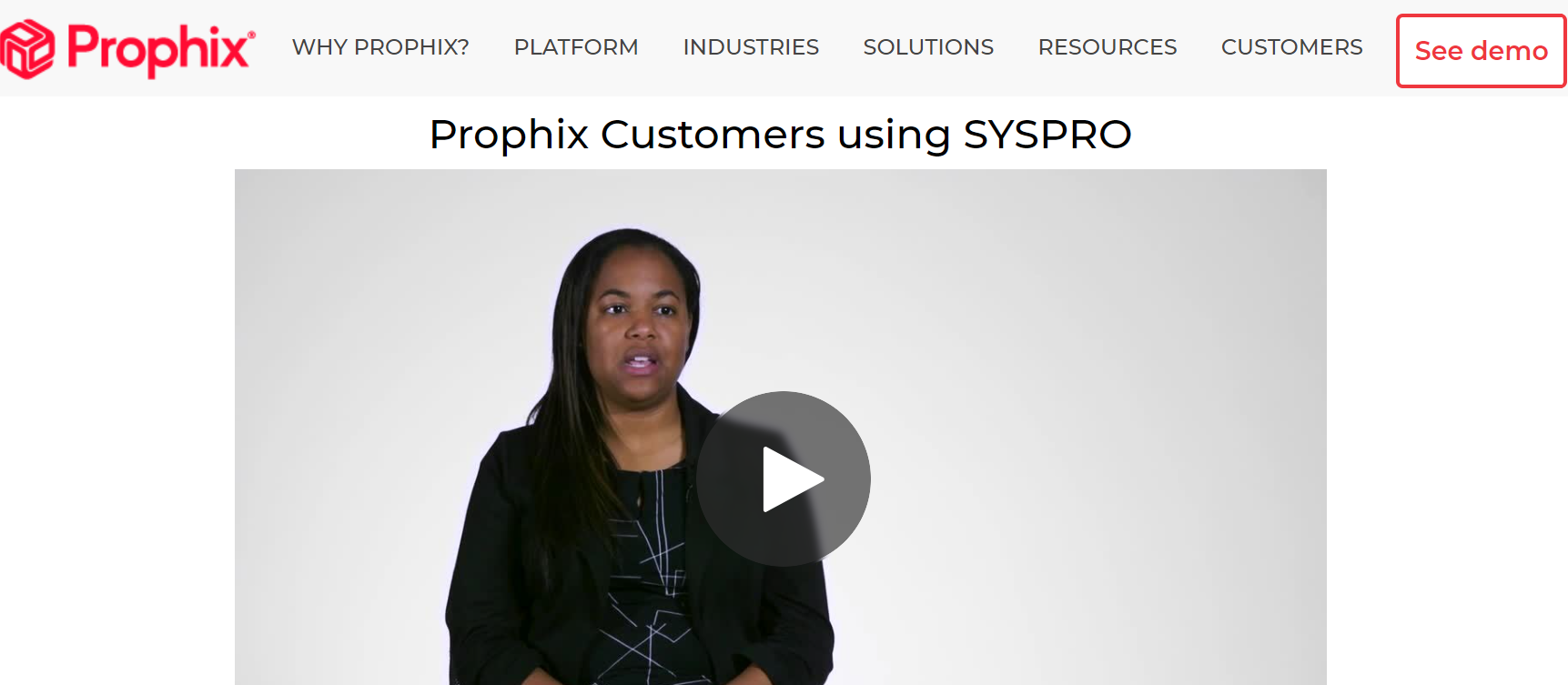ERP Partner | SYSPRO | Prophix