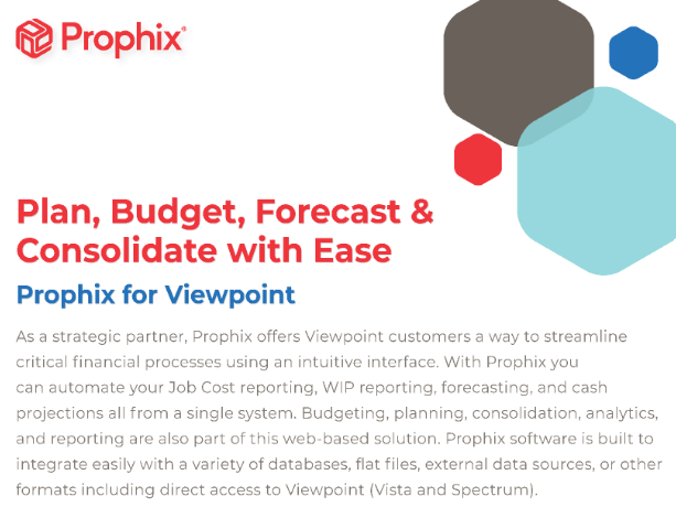 ERP Partner | Viewpoint | Prophix