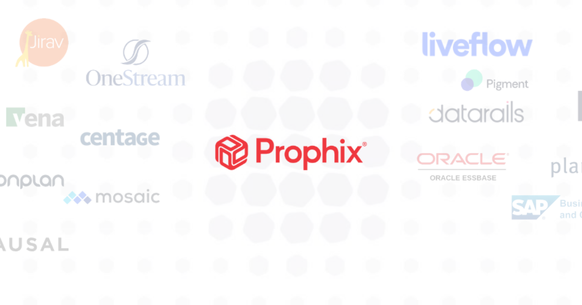 Prophix (Default) | 22 beste financiële prognosesoftware voor FP&A met hoge impact (in 2025)